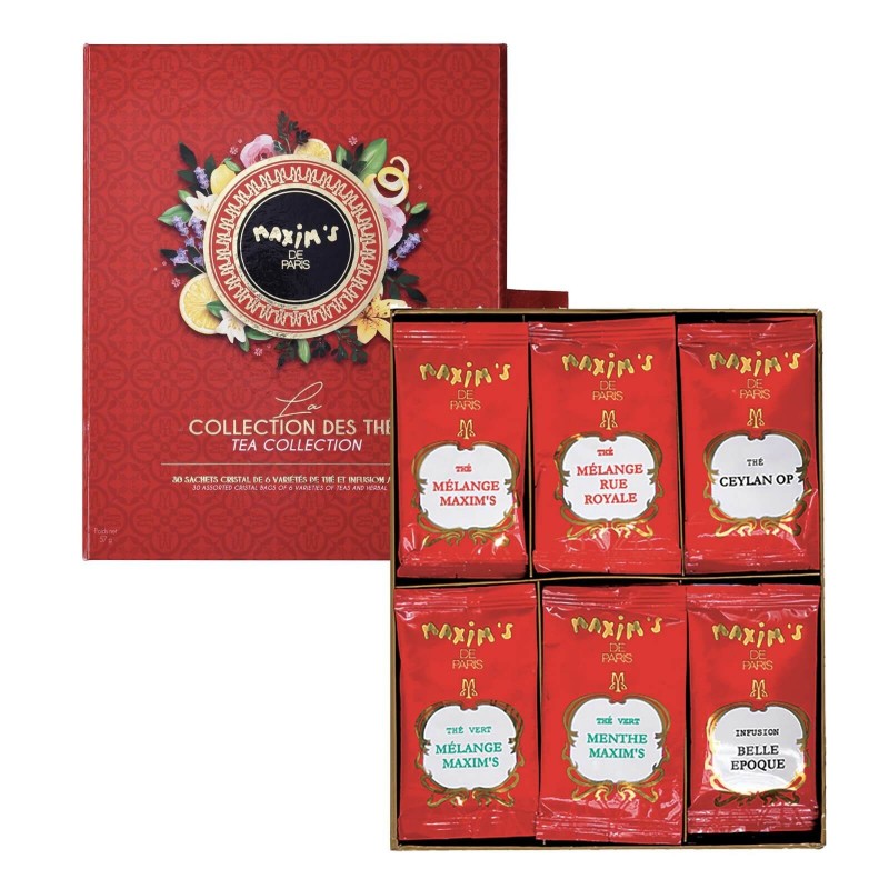 Gift Box of 30 Assorted Tea Bags - Perfect Gift for Tea Lovers - Maxim ...